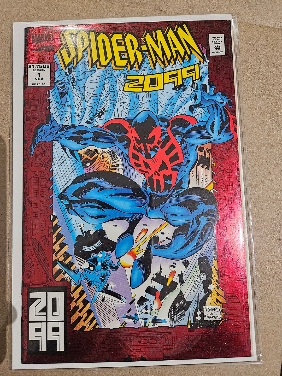 Spider-man 2099 #1 Red Foil Cover Plus Bonus Both NM - Etsy