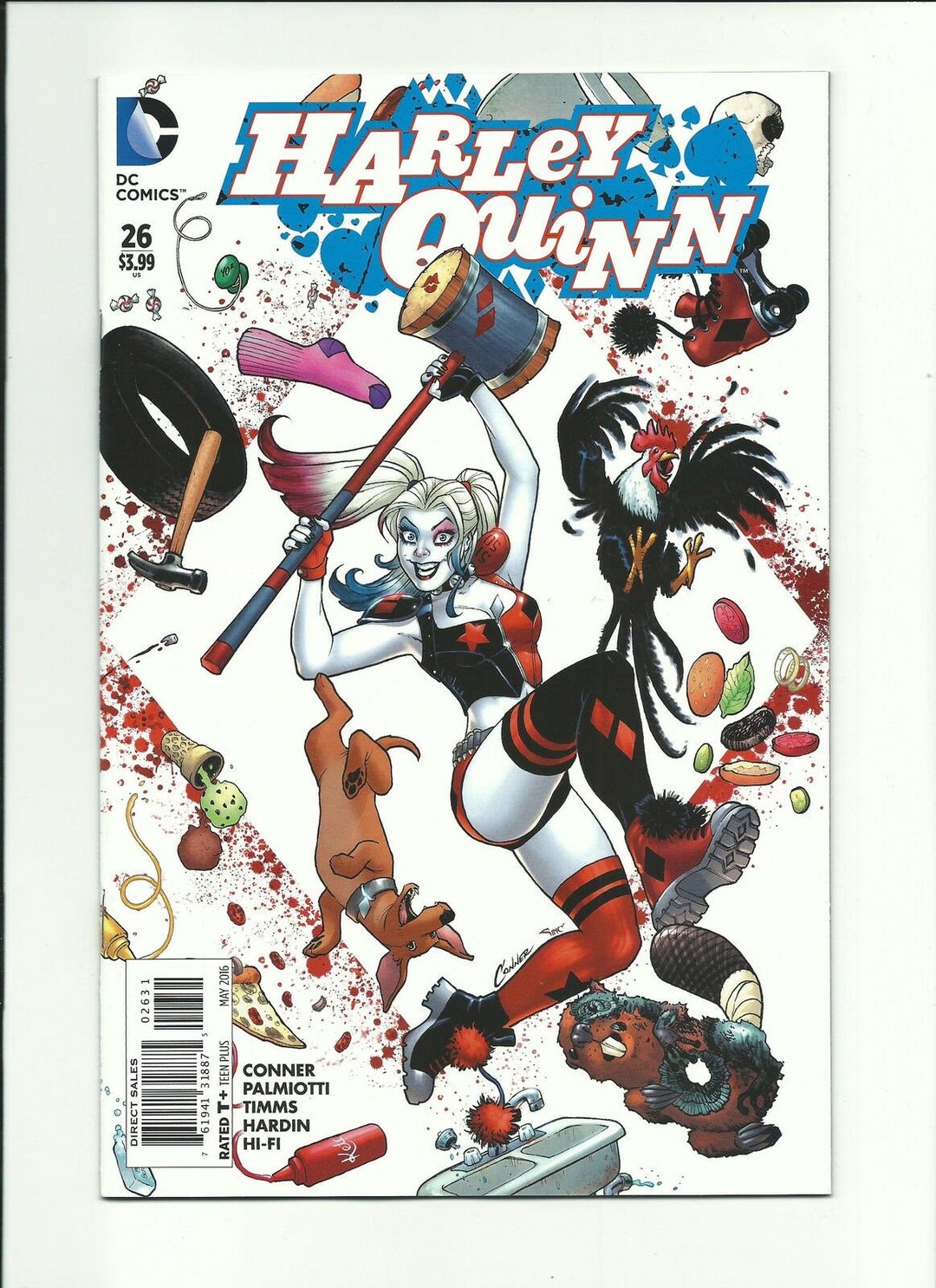 Harley Quinn 26 Amanda Connor Ratio Variant NM First Appearnace - Etsy
