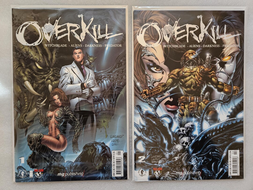Overkill 6 Comic Mini-series Comic Set Aliens Witchblade Darkness ...