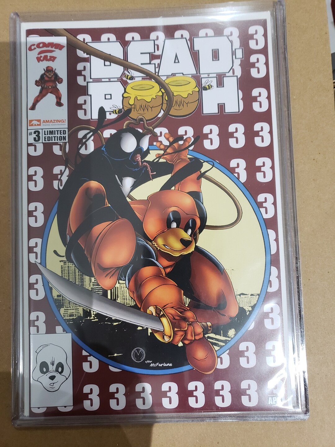 Spider-man 300 Mcfarlane DEAD POOH Amazing Comic Con Artist Proof - Etsy