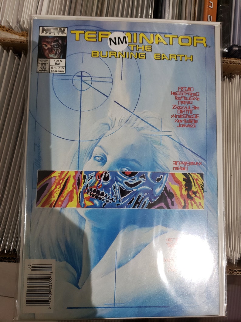 Terminator the Burning Earth 1 NM First Alex Ross Art - Etsy