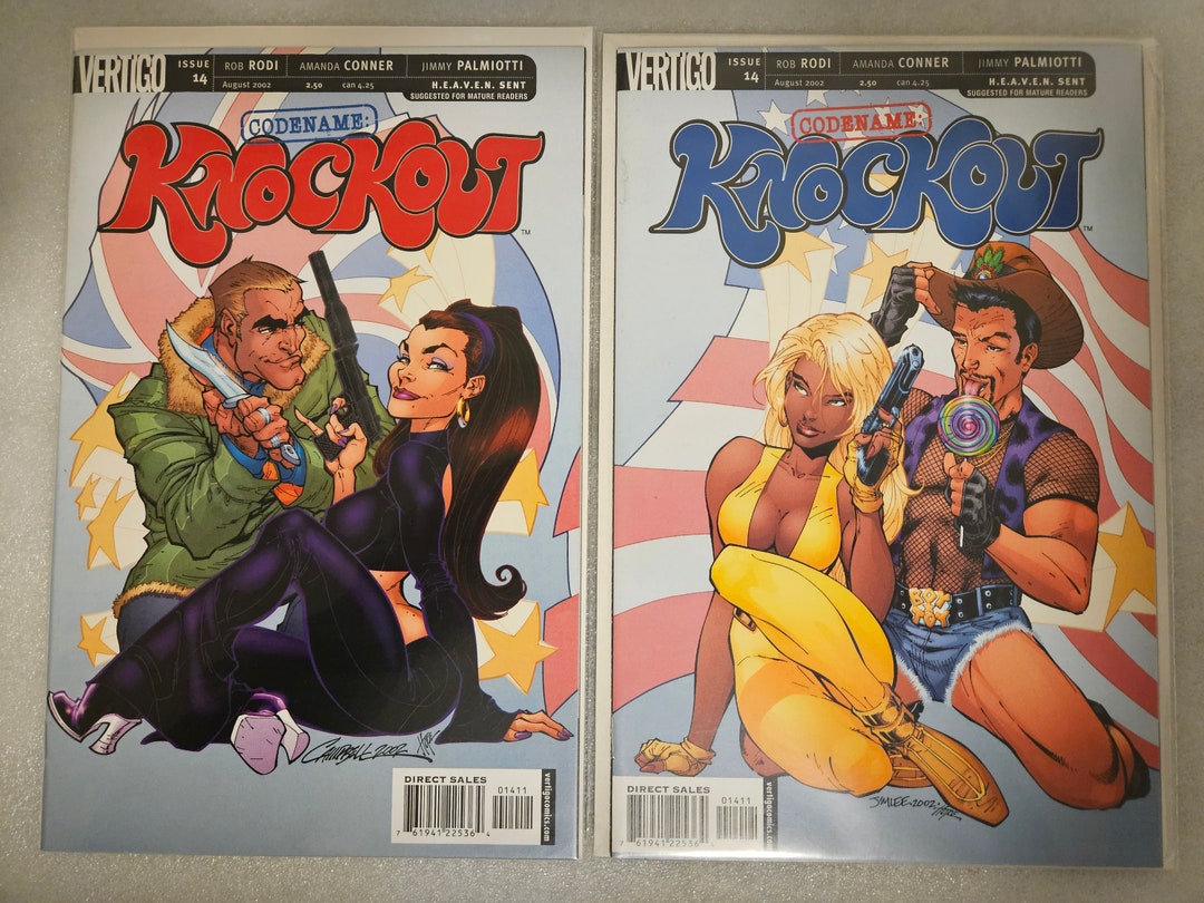 Codename Knockout #14 Set of Three Comics NM Scott Campbell - Etsy