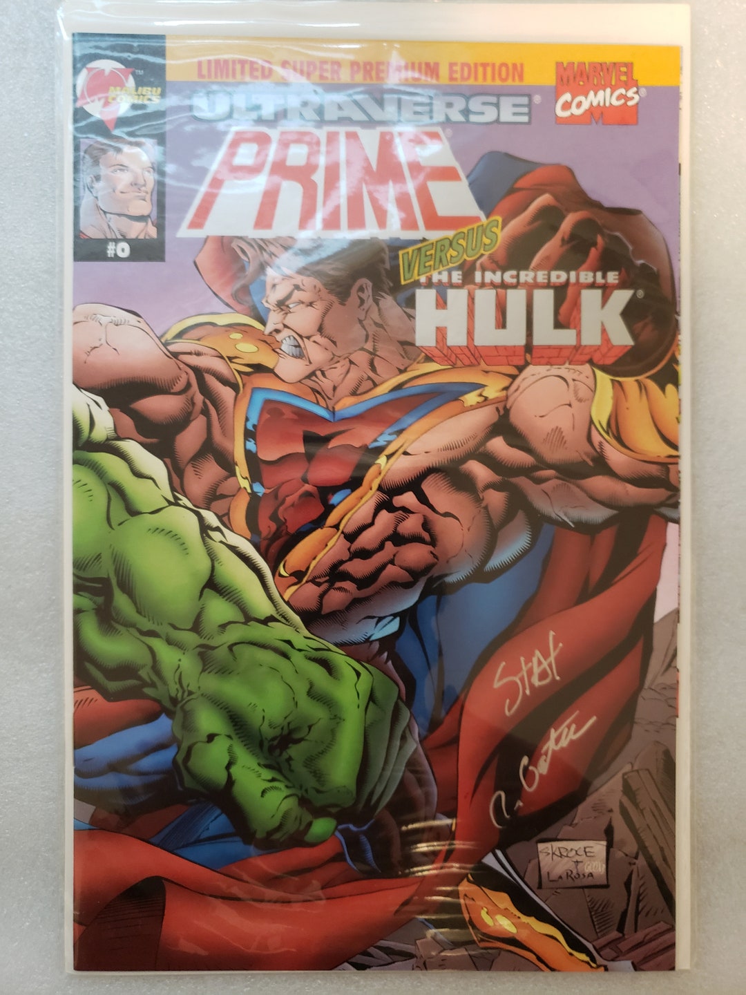Prime Vs the Incredible Hulk #0 Signed Certificate Sealed - Etsy
