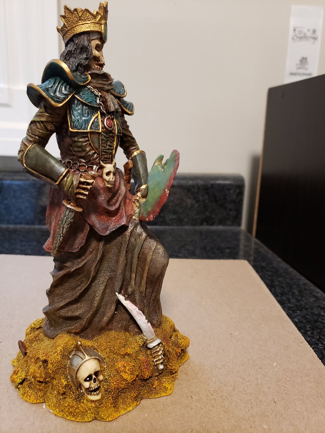 Myths and Legends Hand Painted Knight Skeleton Statue New - Etsy Canada