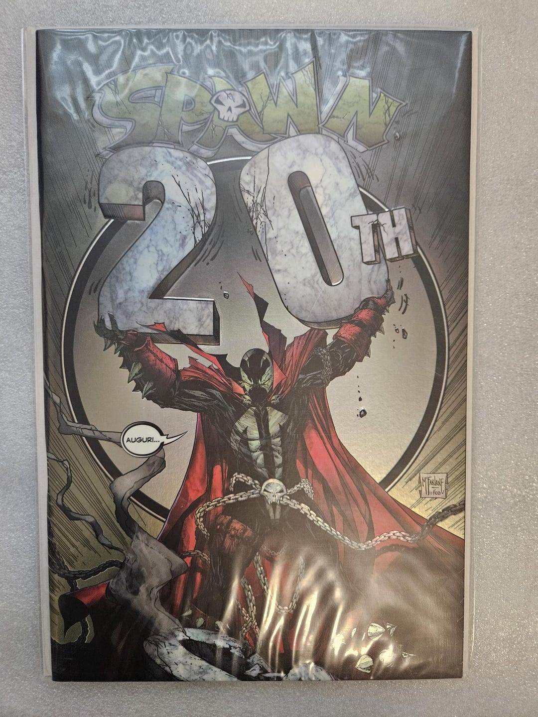SPAWN #220 Rare Euro PLATINUM Foil Raised Letters NM Comic - Etsy