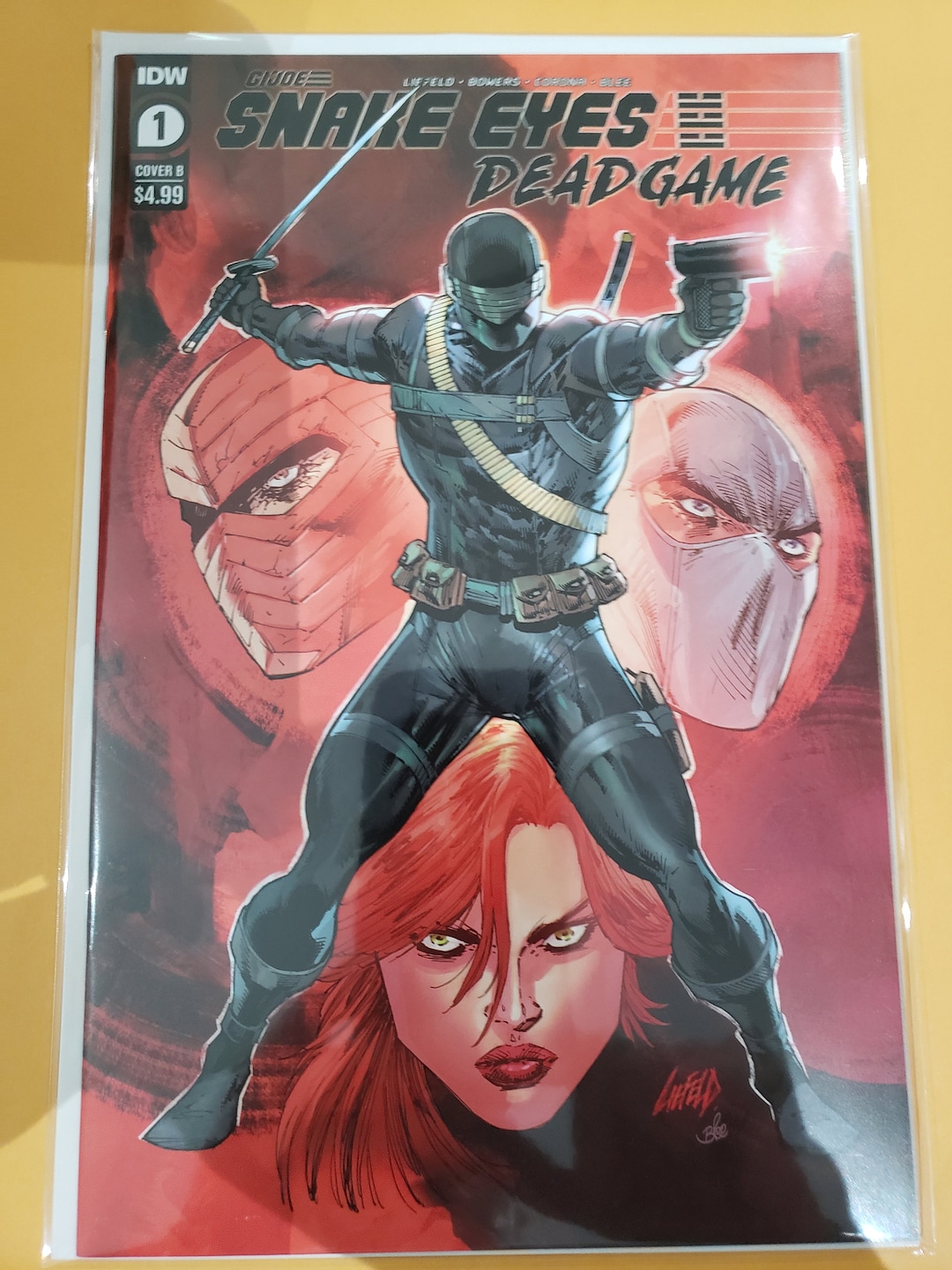 GI Joe Snake Eyes Deadgame #1 Rob Liefeld All Nm - Etsy