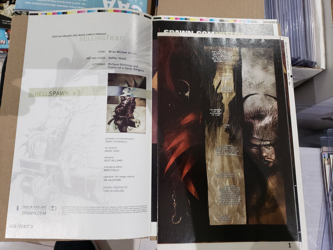 Hell Spawn Printers Proof Complete Comic NM Mcfarlane - Etsy