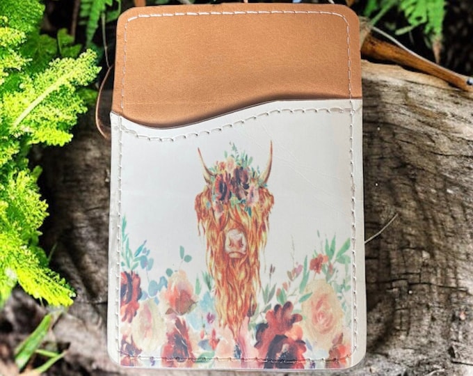 Highland Cow Wallet - Etsy