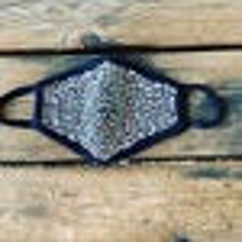 Sale Fashion Bling Face Mask USA Rhinestone Mask Swarovski - Etsy