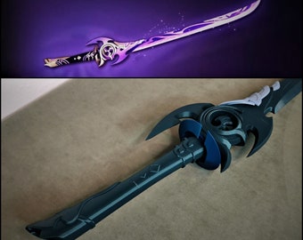 Genshin Impact Mistsplitter Reforged Sword Finished Replica - Etsy