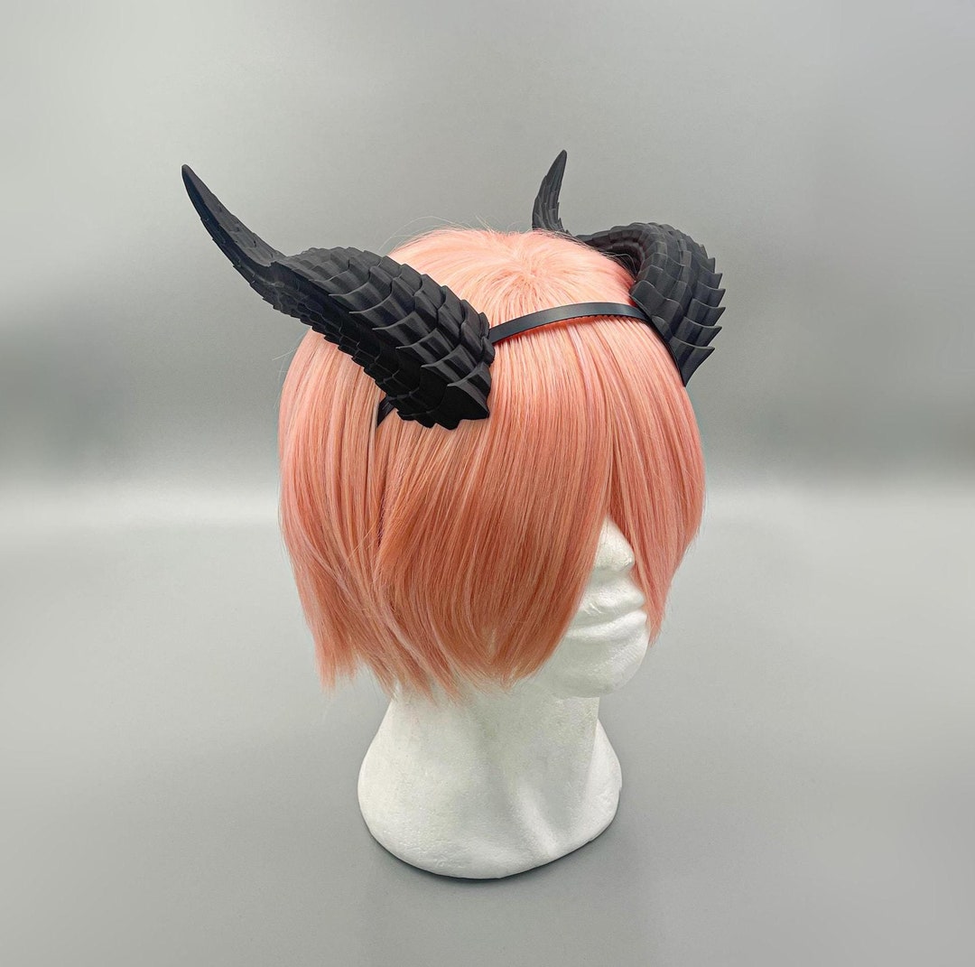 NEW Fantasy Wyvern Horns - 3D Printed Dragon Horns for LARP Cosplay ...