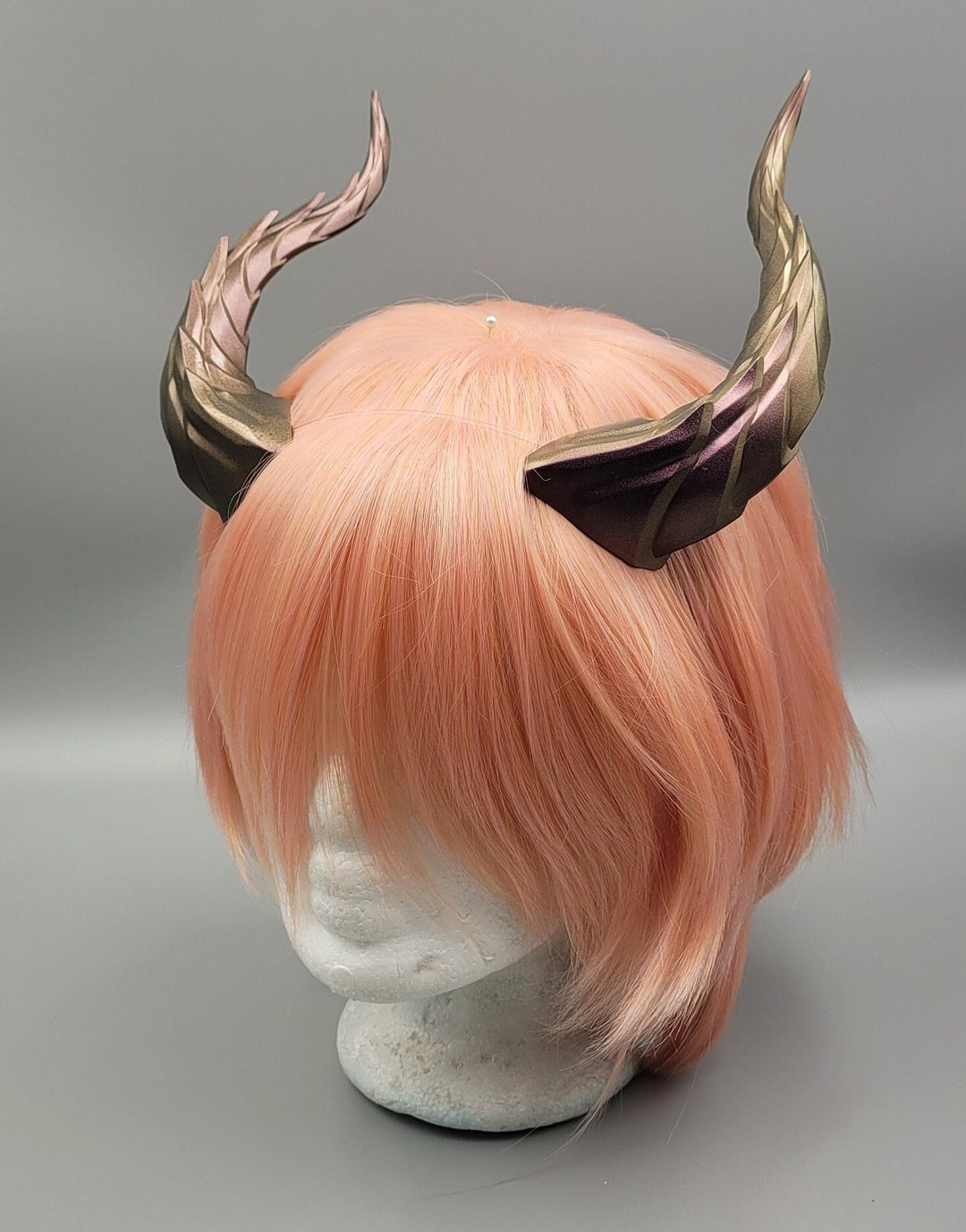 Lizard Dragon Horns - Color-shift Painted Fantasy Cosplay Prop for LARP ...