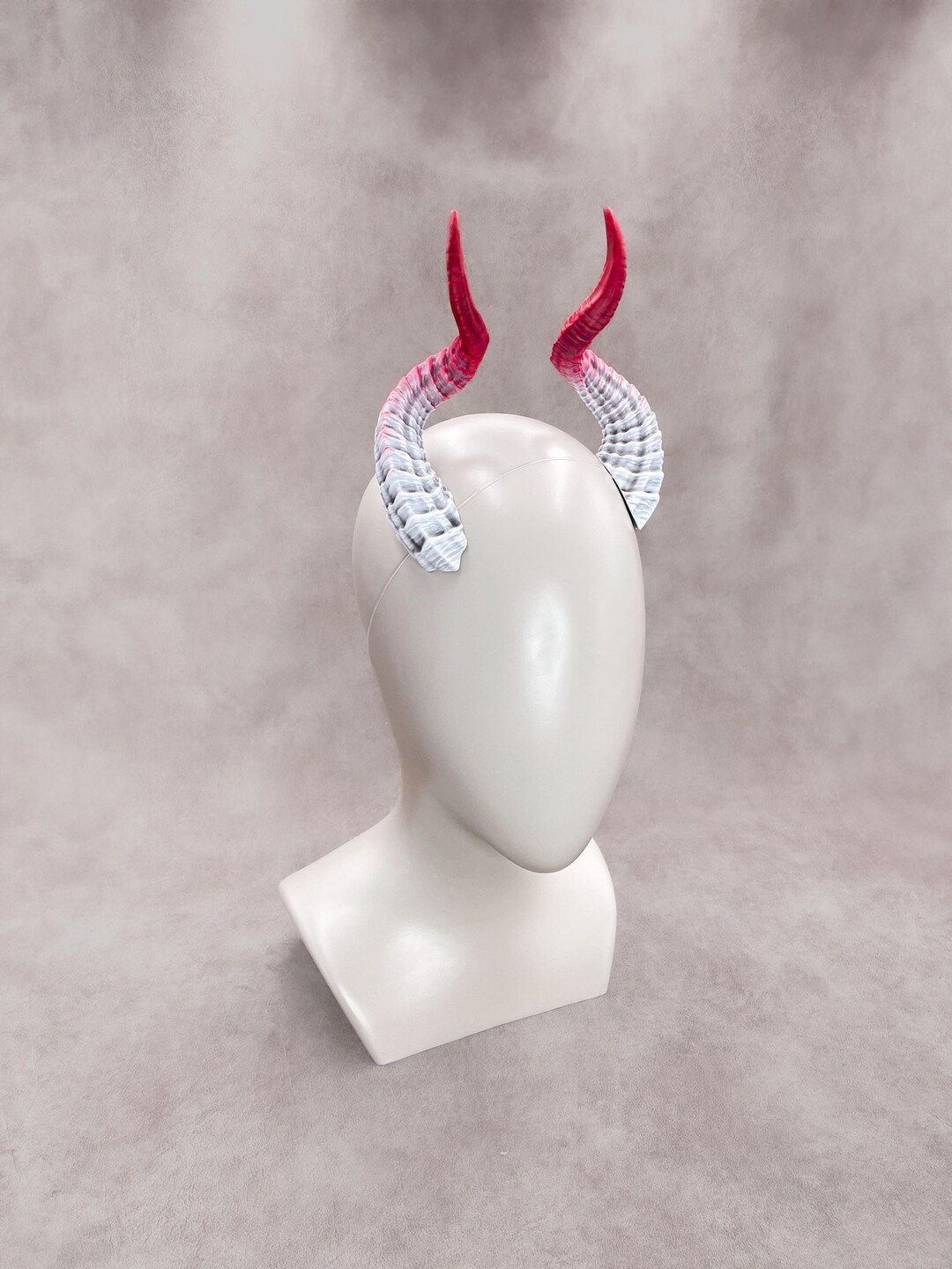 NEW! Succubus Spiral Horns – Hand-painted Fantasy Horns for Cosplay ...