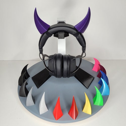 Curved Demon Imp HORNS for Headphones Wiccan Gothic Satyr - Etsy