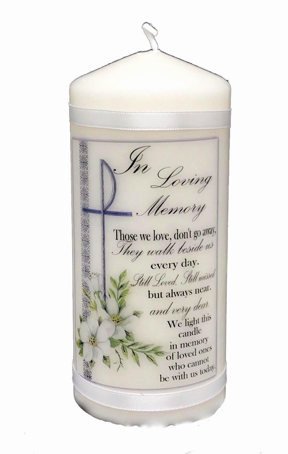 Memorial Candle in Loving Memory of Those Who Cannot Be With | Etsy
