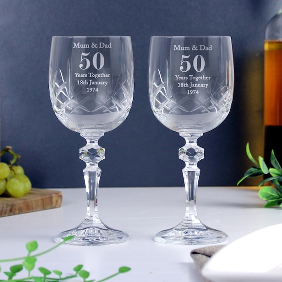 Bonitas Copas De Vino De Boda Grabadas