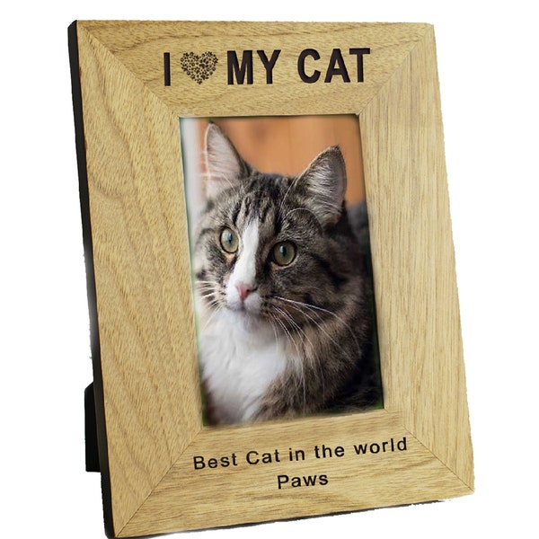 Cat Photo Frame - Etsy UK