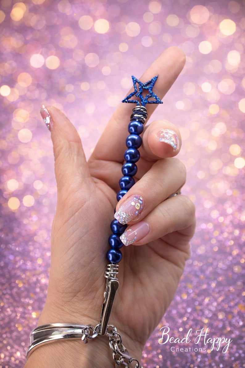 Star Wand ATM Card Grabber – Beaded Bracelet Helper Tool – Long Nail ...