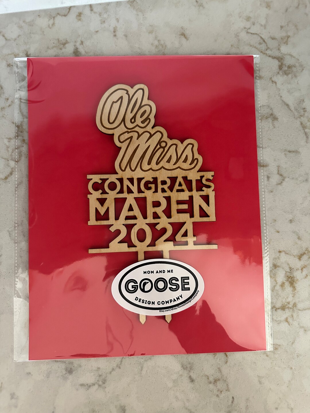 Personalized College Cake Topper, Graduation Gift, University of ...