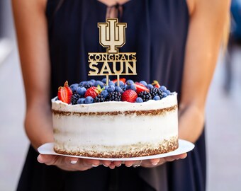 Personalized College Cake Topper Graduation Gift UCLA | Etsy