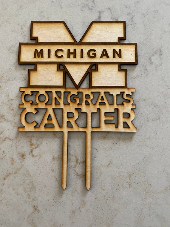 Personalized College Cake Topper Graduation Gift University - Etsy