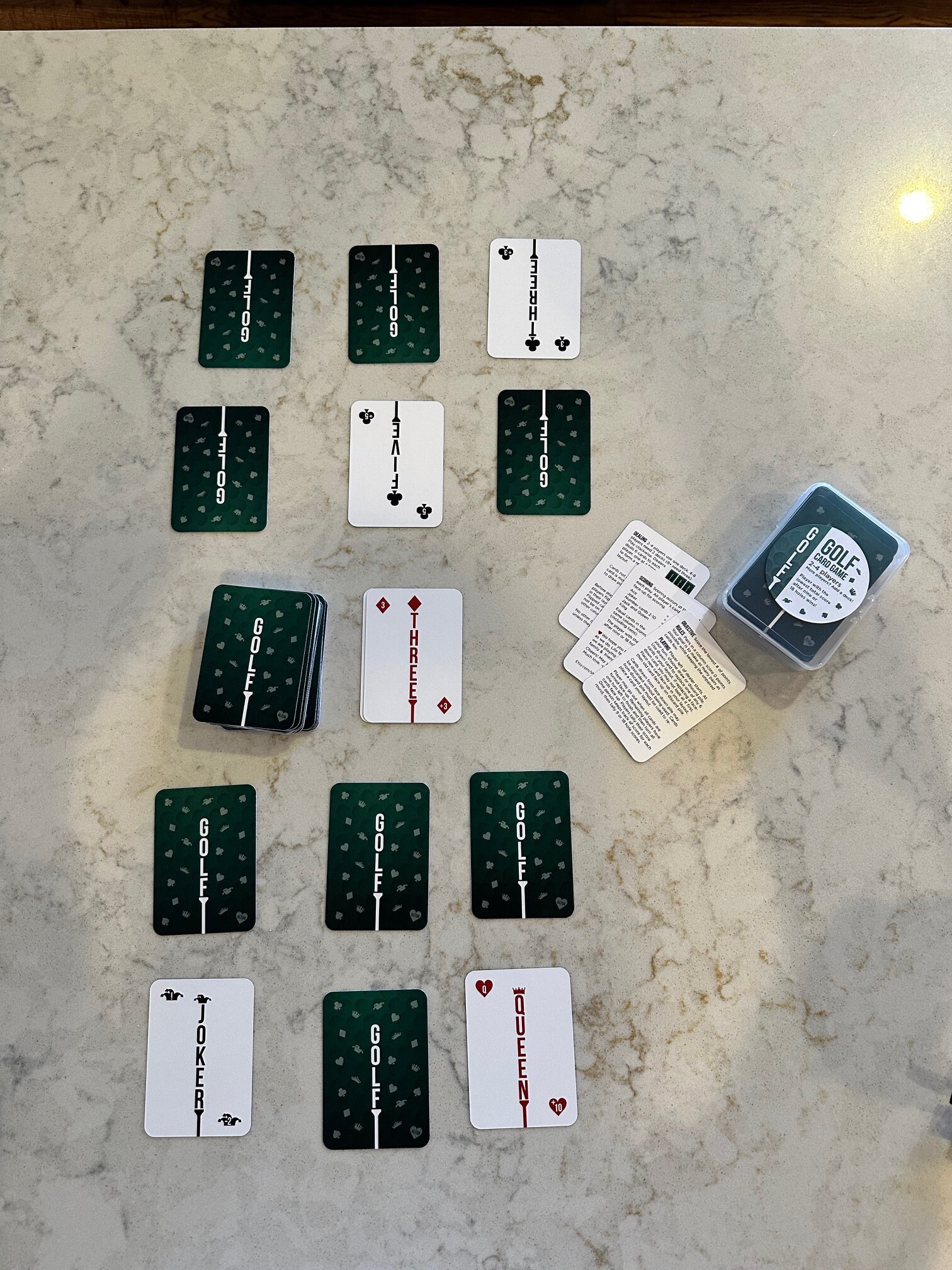 Golf Card Game. 6 Card Golf Card Game. Family Card Game. Father ...
