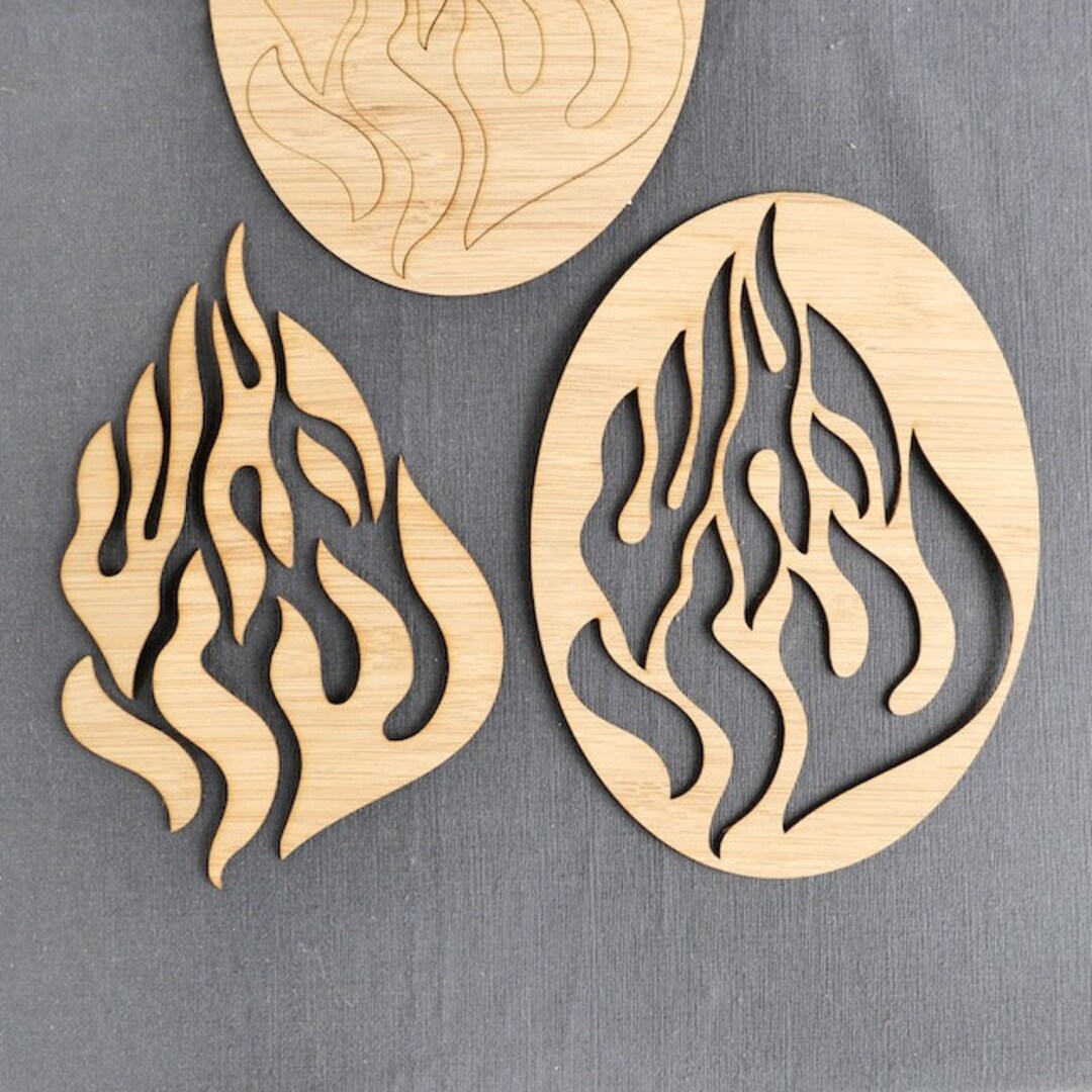 My Fire Bamboo Sticker to Stick on the Wall on Plastic, Wood, Glass ...
