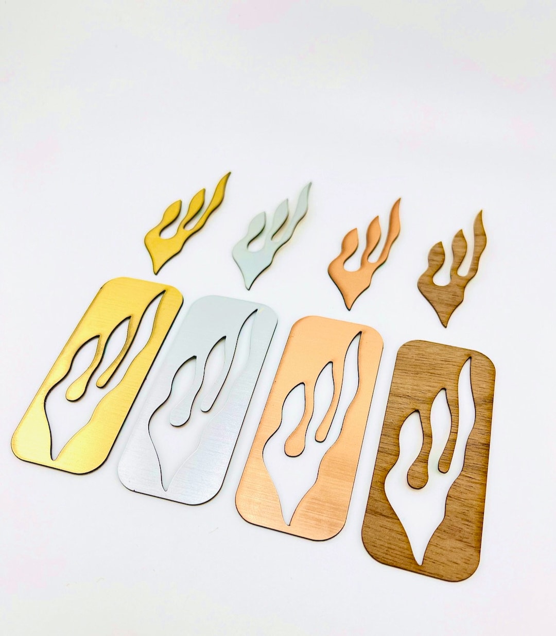 10 Pack Hebrew Shin Pack for Mezuzah | Gold Silver Cooper Wood | Shin ...