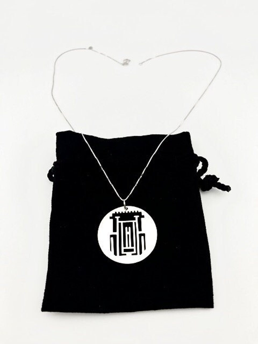 Gold & Silver Temple Mount Jerusalem Pendant the Temple Pendant Amulet ...