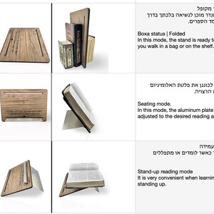 Book Stander | Book Stand | Light Weight Compact Strong | Folding Book ...