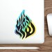 4 Stickers Breslev Holographic Die-cut Rabeno Haesh Sheli Breslov ...