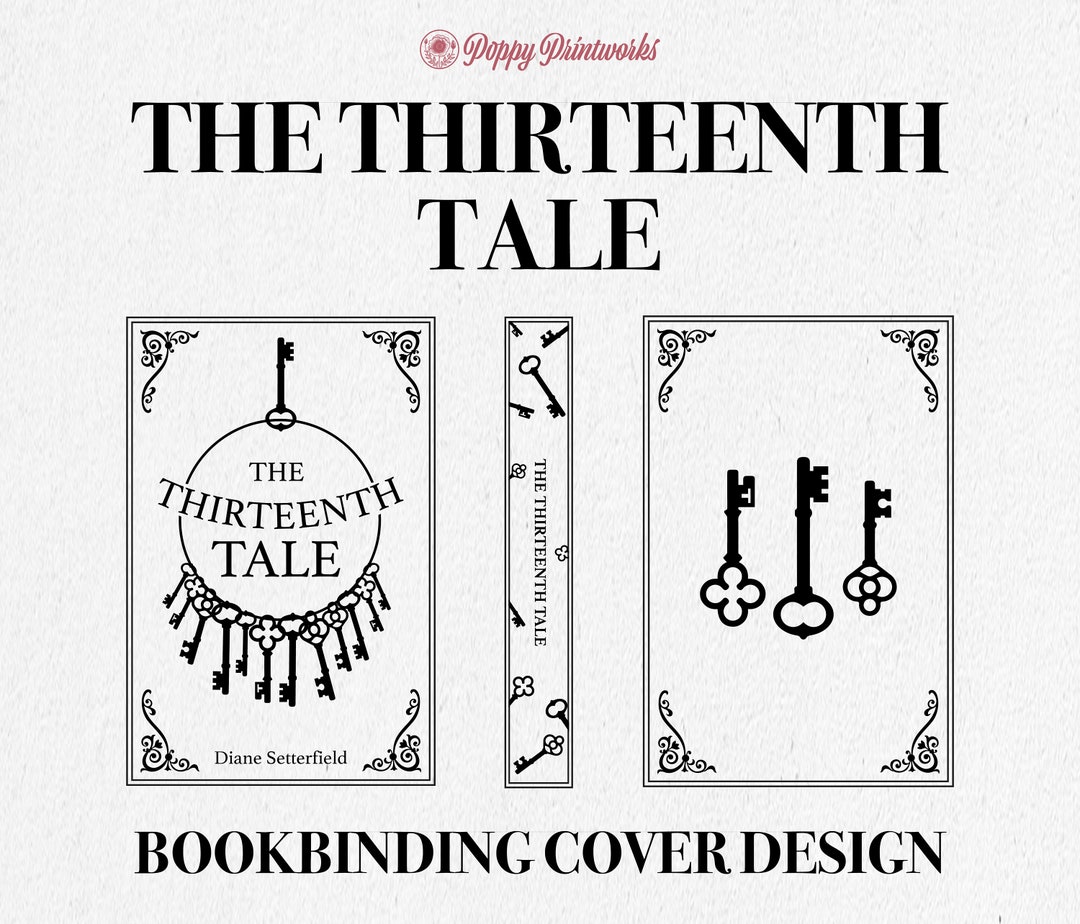 The Thirteenth Tale Bookbinding Cover Design PNG File, Vinyl Book Cover ...