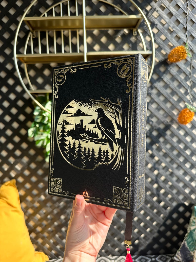 Heir of Fire Bookbinding Cover Design PNG File, Throne of Glass Book 4 ...