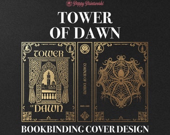 Tower of Dawn Bookbinding Cover Design PNG Digital File, Throne of ...