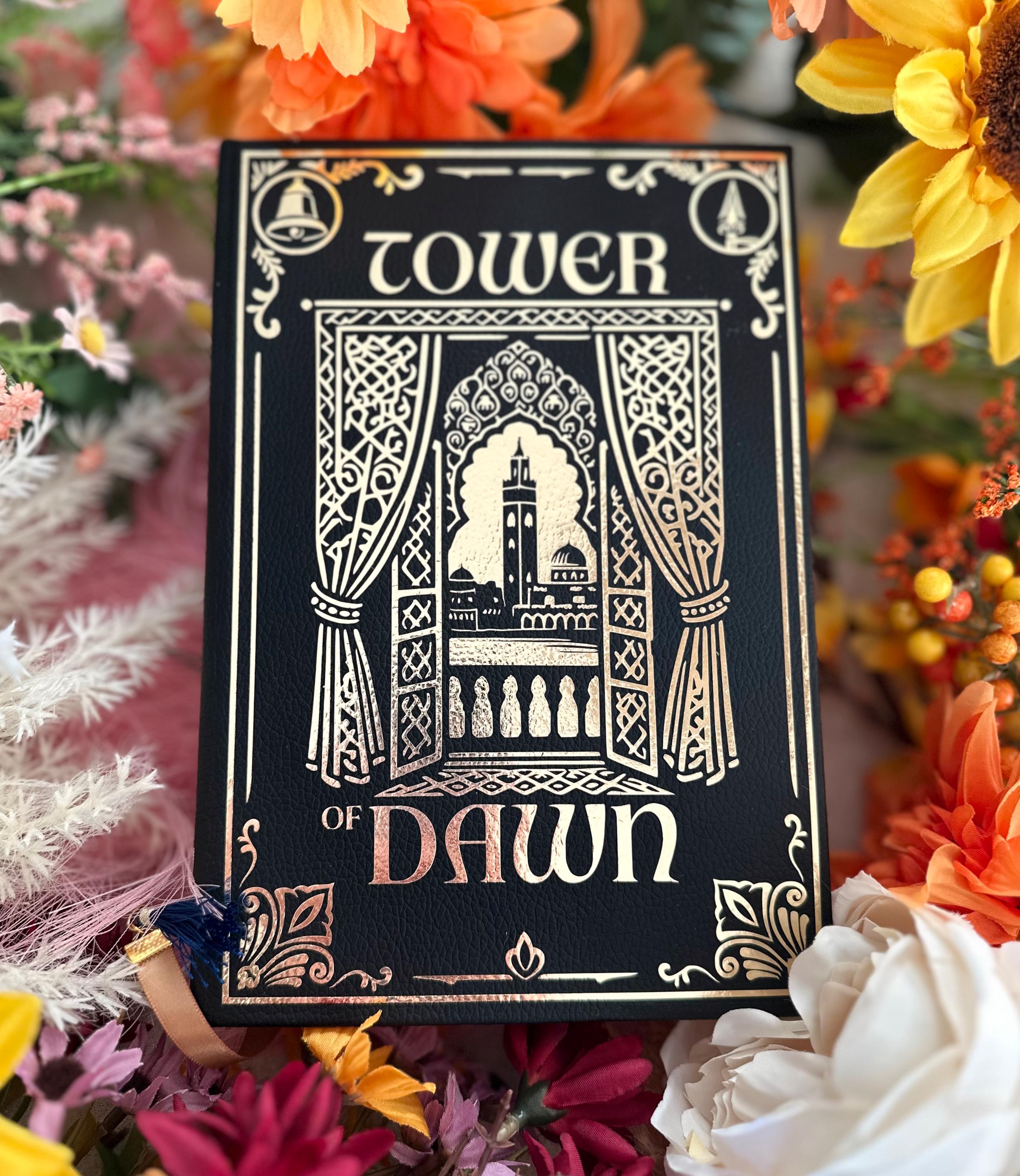 Tower of Dawn Bookbinding Cover Design PNG File, Throne of Glass Book 7 ...