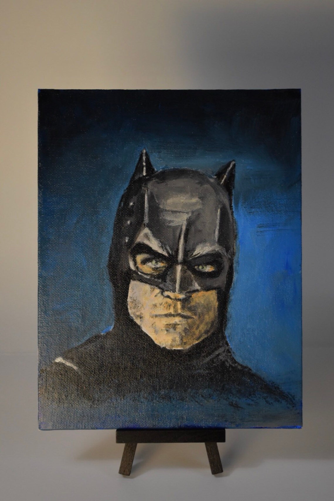 Batman acrylic artwork 9x7inch original unique piece | Etsy