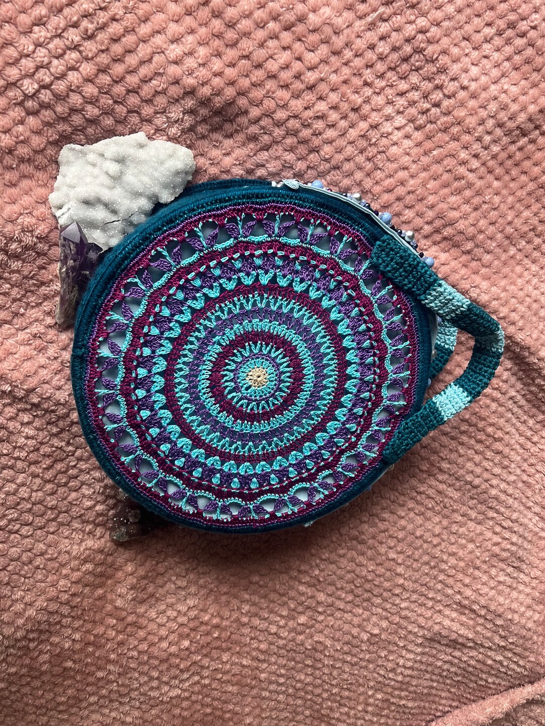 Picasso Purse Finished Product Crochet Purse Handmade Boho Ibiza Style ...