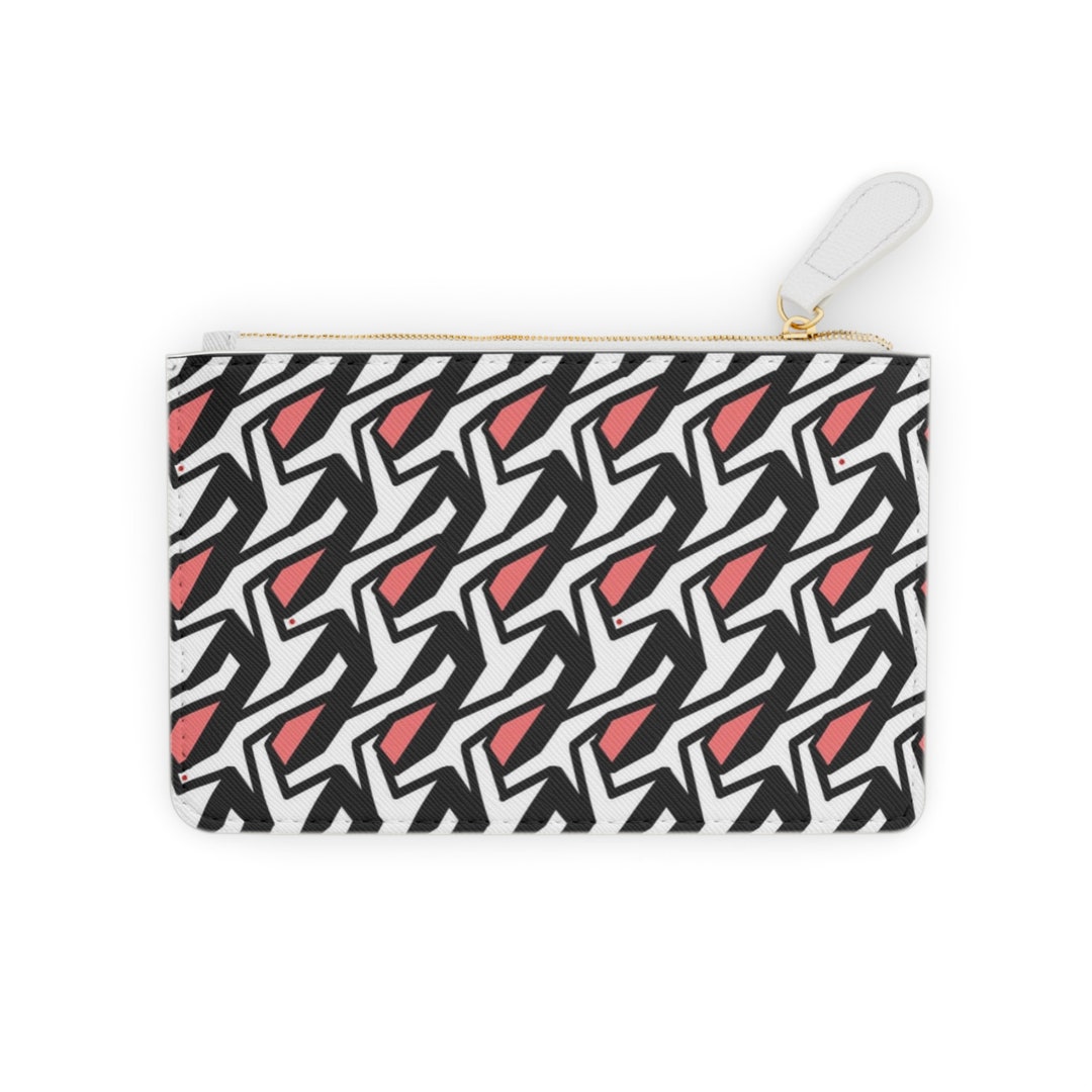Mini Clutch Tessellation Bag - Black, Pink, Red and White - Etsy