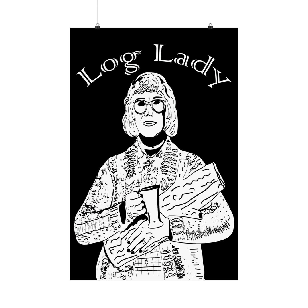 Matte Vertical Log Lady Poster - Etsy
