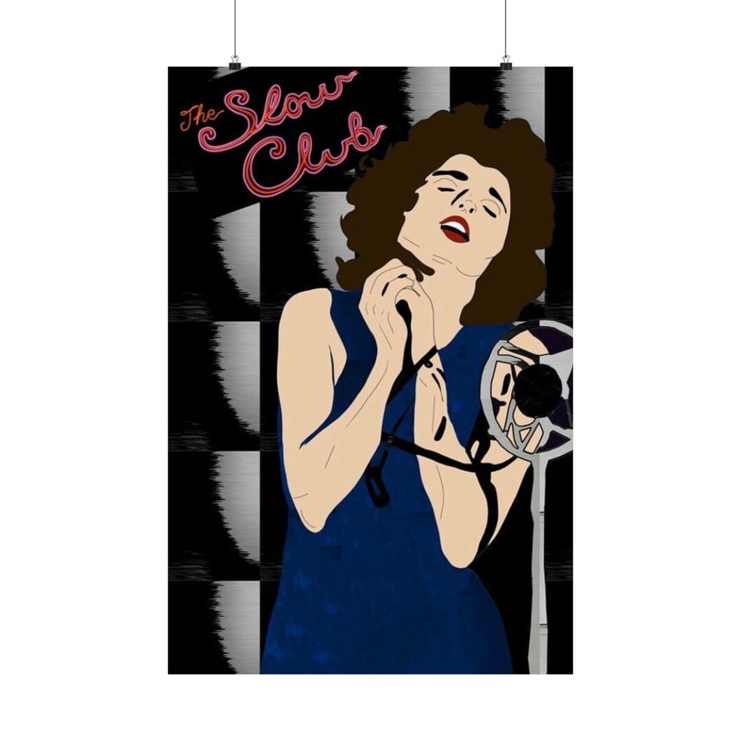 Matte Vertical Blue Velvet Poster - Etsy