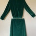 Green Velvet Set - Etsy