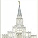 PRINTABLE Houston Texas Temple Watercolor Digital Download - Etsy