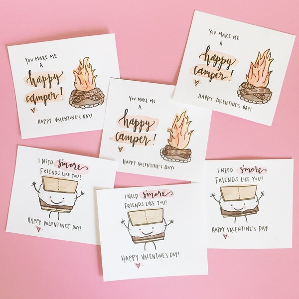 Camping Valentine - Etsy
