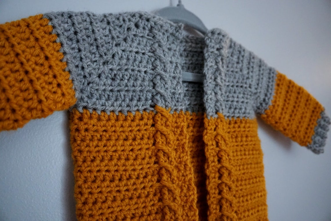 Three Chord Cardigan Crochet Pattern Crochet Cardigan - Etsy