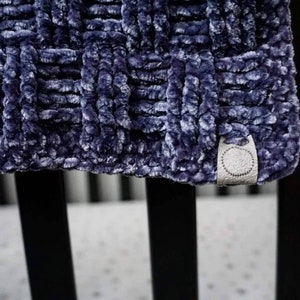 Woven Velvet Baby Blanket Handmade Baby Blanket Crochet - Etsy