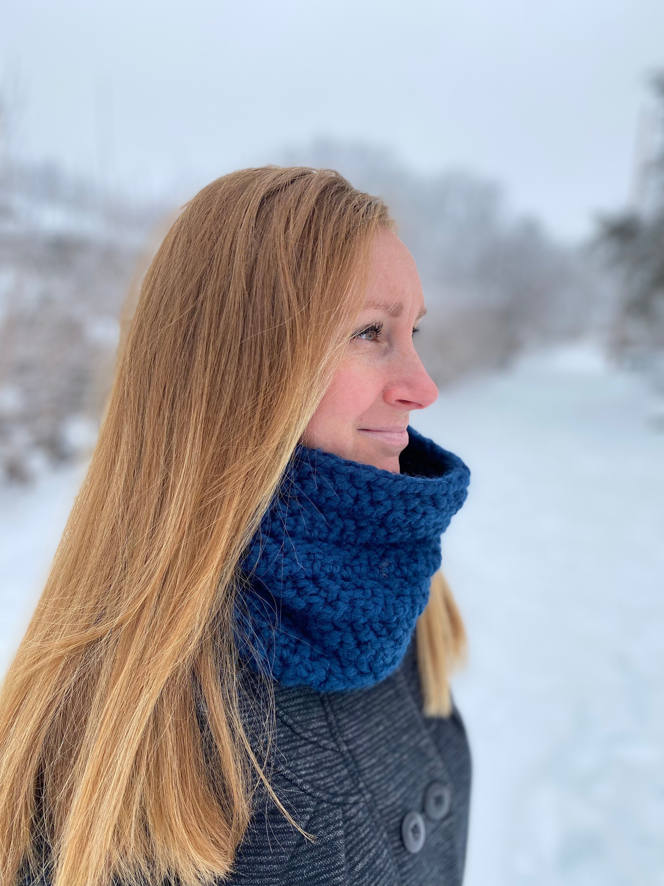 Cobblestone Cowl Crochet Pattern Handmade Cowl Neck - Etsy