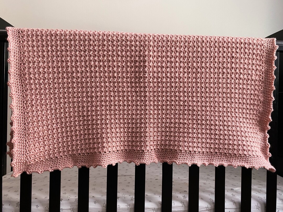 Handmade Baby Girl Blanket Crochet Ready to Ship - Etsy