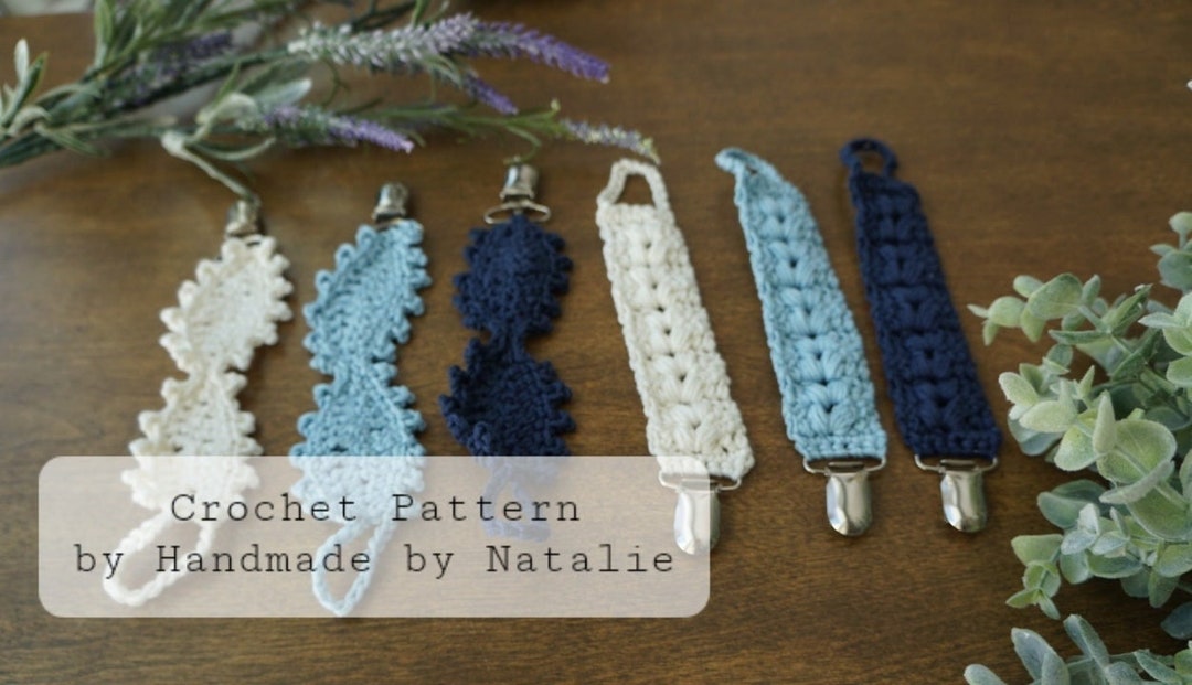 Handmade Pacifier Clips | Leaf & Blooms Pacifier Clips | Nook Holder ...