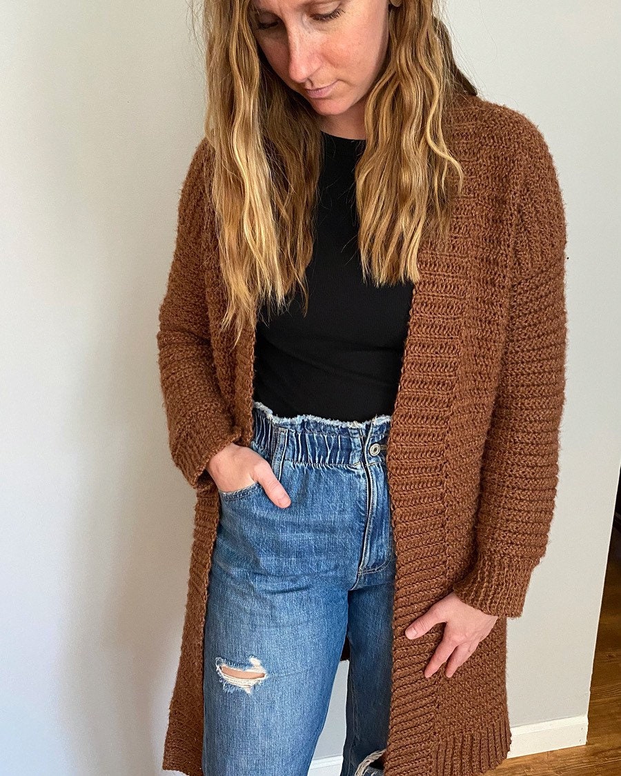 Cobblestone Cardigan | Crochet Pattern | Crochet Cardigan Pattern - Etsy