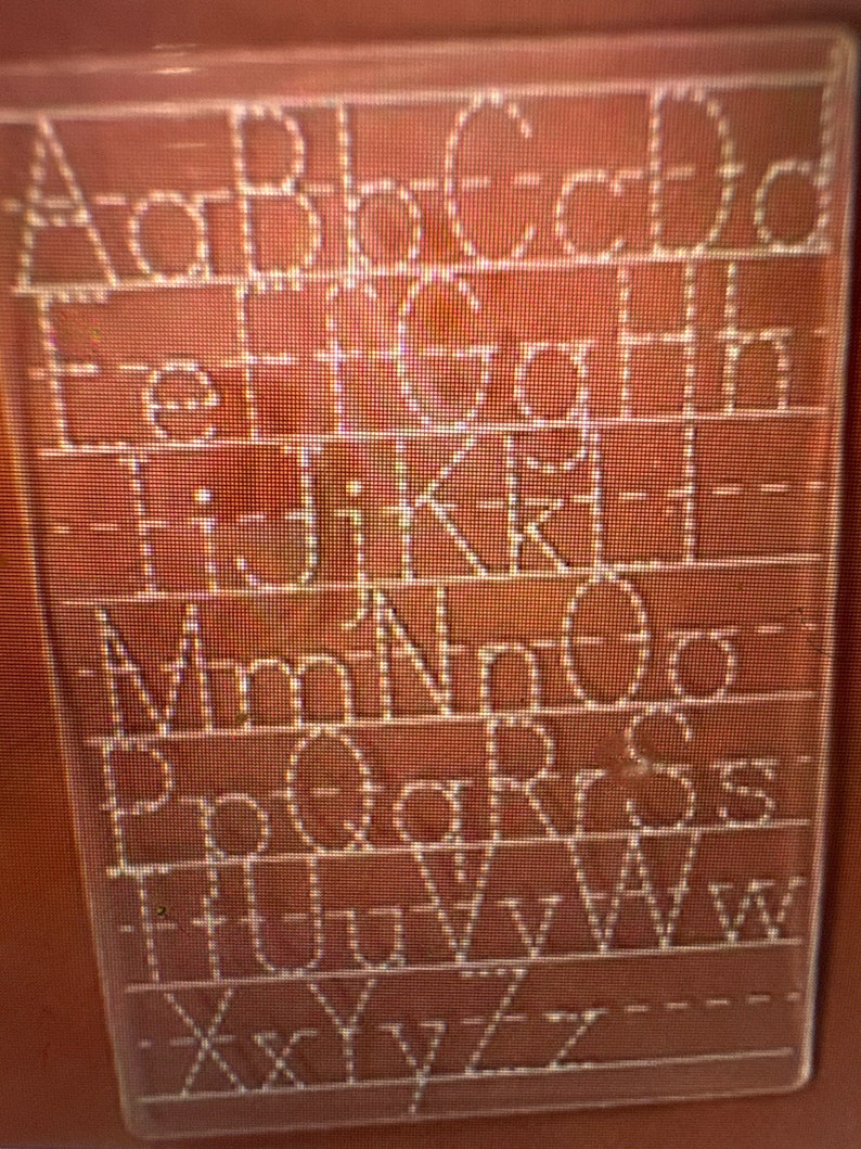 Childrens Letter Tracing Board L Learning L Letters L Tracing L ...